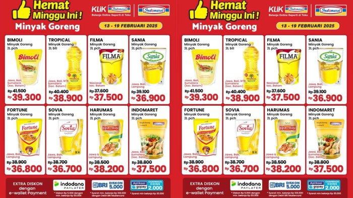 Katalog Promo Alfamart dan Indomaret 19 Februari, Harga Minyak Goreng Variatif Mulai Rp30 Ribuan ...