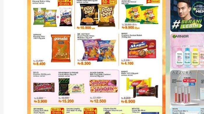 KATALOG Promo Indomaret 15 Juni 2023, Jajanan Murah Meriah, Nabati Rp6 ...