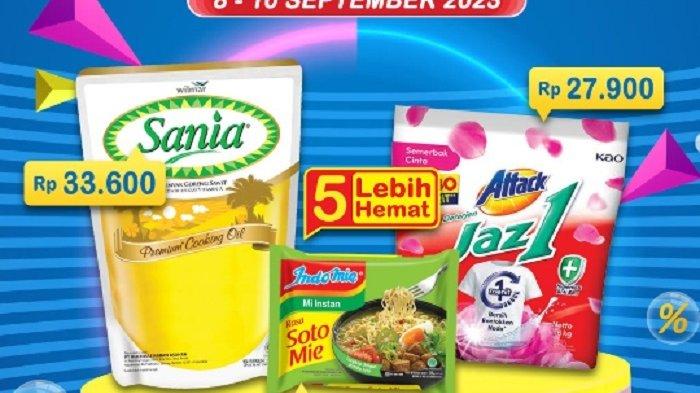 KATALOG Promo JSM Indomaret 10-12 September 2023 Belanja Irit Hari Minggu, Happy Tos Rp3 Ribuan ...