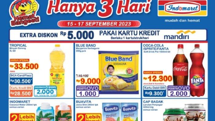 PROMO JSM Indomaret 15-17 September 2023, Ada Cashback Hingga Minggu ...