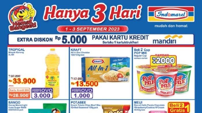 KATALOG Promo JSM Indomaret Hanya 3 Hari 1-3 September 2023 Camilan Buah KKM Diskon, Ada ...