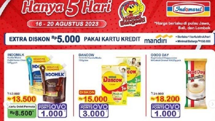 KATALOG Promo JSM Indomaret Hari Ini 20 Agustus 2023 Minyak Irit Pakai OVO, Camilan Ada Cashback ...