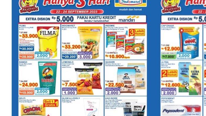 KATALOG Promo JSM Indomaret Hari Ini 23 September 2023: Migor 2L Rp33 ...
