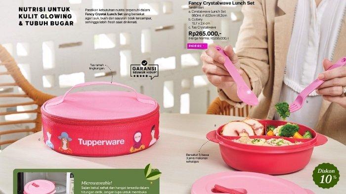 KATALOG Promo Tupperware 18-30 September 2023 Koleksi Lunch Box Warna ...