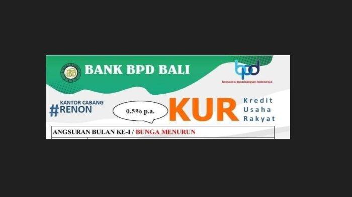 INFO KUR BPD Bali 2023: Simak Jenis, Persyaratan dan Tabel Angsuran ...