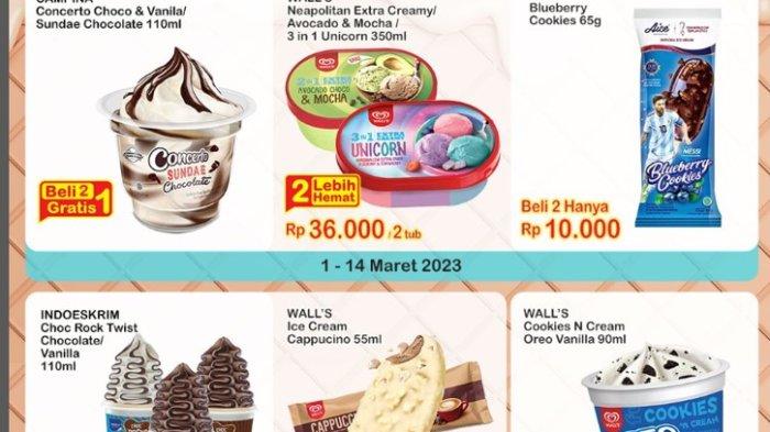 BARU! Promo Indomaret 13 Maret 2023, Aneka Ice Cream Banyak Diskon, 2 ...