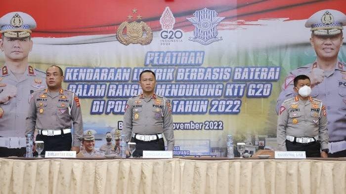 Korlantas Polri Gelar Pelatihan Pengelolaan Kendaraan Listrik Pada Pengamanan KTT G20 di Bali ...