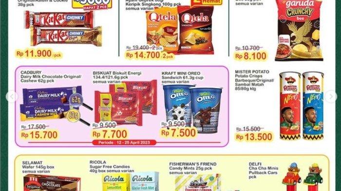 KATALOG Promo JSM Indomaret 14 April 2023, Snack dan Minuman Segar ...