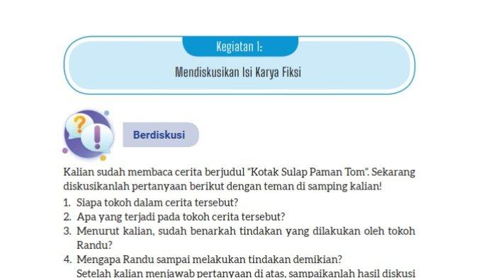 Jawaban Soal Bahasa Indonesia Kelas 8 Semester 2 Halaman 110 Kurikulum Merdeka, Kegiatan 1 ...