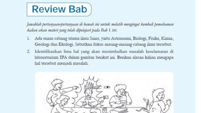 Kunci Jawaban IPA Kelas 7 Semester 1 Kurikulum Merdeka Halaman 41 42 43, Review Bab 1 - Tribun ...