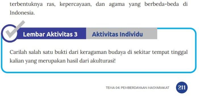 Kunci Jawaban IPS Kelas 7 Kurikulum Merdeka Halaman 211, Lembar Aktivitas 3: Keragaman Budaya ...