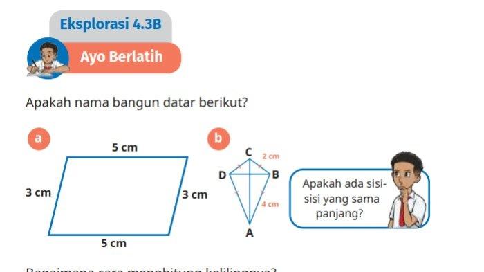 Kunci Jawaban Matematika Kelas 5 SD Kurikulum Merdeka Halaman 119, Eksplorasi 4.3B: Bangun Datar ...