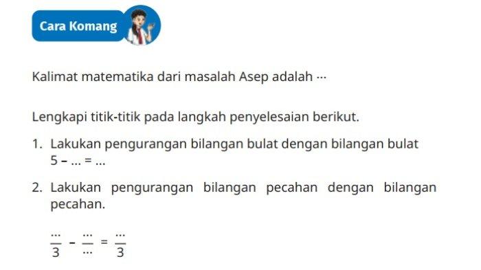 Kunci Jawaban Matematika Kelas 5 SD Kurikulum Merdeka Halaman 97, Eksplorasi 3.3A: Cara Komang ...