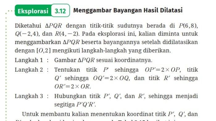 Jawaban Soal Matematika Kelas 9 Semester 2 Halaman 194 195 Kurikulum Merdeka, Eksplorasi 3.12 ...