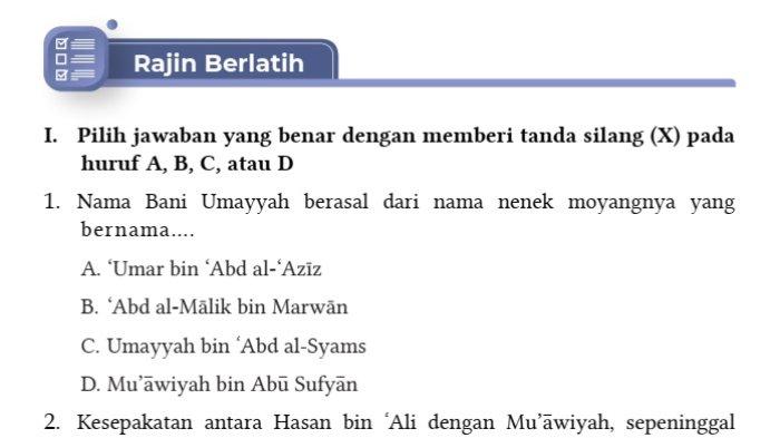 Jawaban Soal PAI Kelas 7 Semester 1 Halaman 118 119 120 121 Kurikulum ...