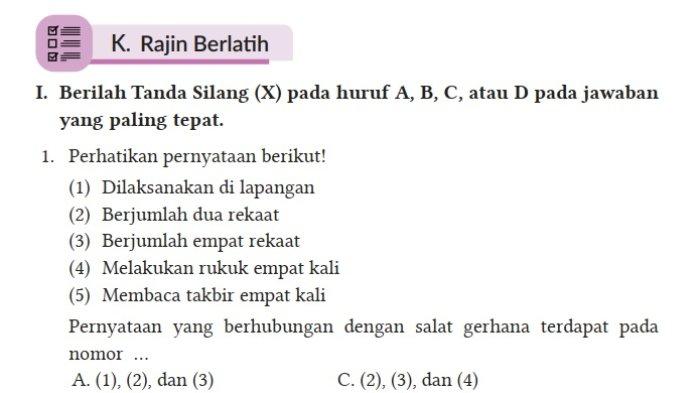 Kunci Jawaban PAI Kelas 8 Halaman 102 103 104 105 106 Kurikulum Merdeka, Rajin Berlatih: Bab 4 ...