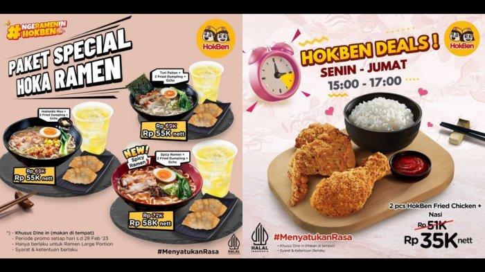HEMAT! Promo HokBen 18-19 Februari 2023, Ramen Tori Paitan + 2 Fried Dumpling + Ocha Rp 55.000 ...