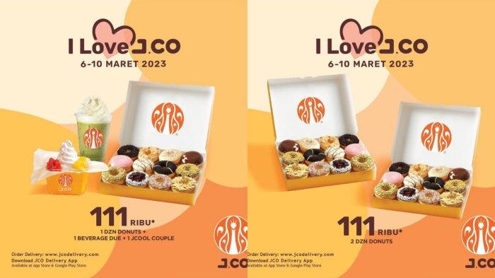 LEBIH HEMAT! Promo J.CO 8-10 Maret 2023, Dapatkan 2 Lusin Donuts J.CO Hanya Rp 111 Ribu - Tribun ...