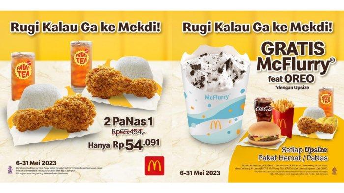 LEBIH HEMAT! Promo McD Mei 2023, Nikmati Paket 2 PaNas 1 Hanya 54.091 - Tribun-bali.com