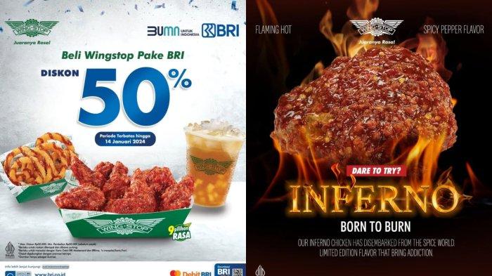 LEBIH HEMAT! Promo Wingstop Besok 14 Januari 2024, Gunakan Debit BRI ...