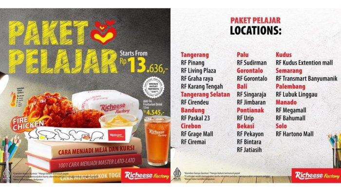 Promo Richeese Factory Juni 2023, Dapatkan 1 Fire Chicken +1 Nasi ...