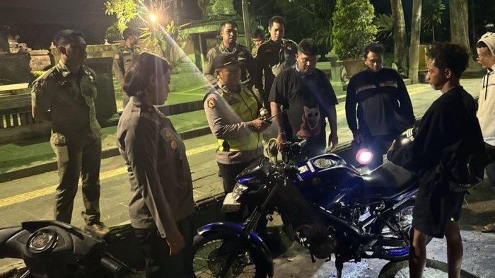 Langgar Aturan Seperti Berknalpot Brong, 5 Sepeda Motor Diamankan Polisi di Lapangan Puputan ...