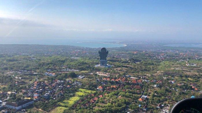 Melihat Keindahan Pulau Bali dari Ketinggian 14 Ribu Kaki Menggunakan Helikopter - Tribun-bali.com
