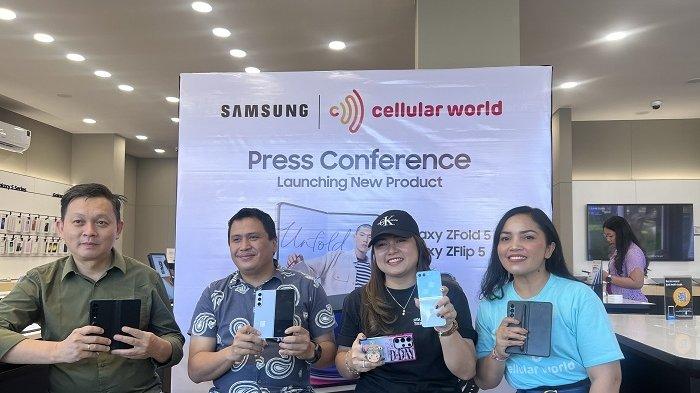 Launching New Product, Samsung Z Fold5 & Z Flip5 di Cellular World ...