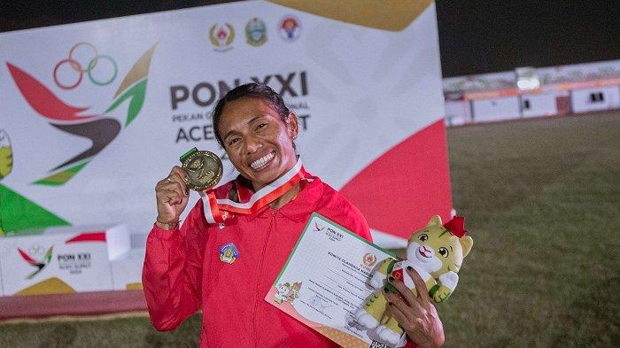 Medali Emas Maria Londa di PON Aceh-Sumut Tahun Ini Jadi Persembahan Terakhir Bagi Kontingen ...