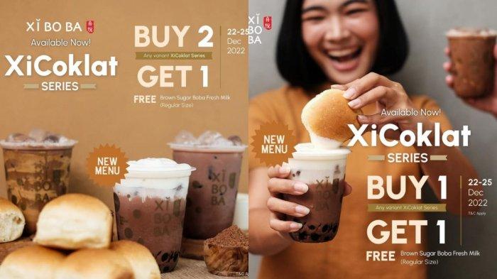 NEW Menu! Promo XIBOBA 22-25 Desember 2022, Buy 1 Xicoklat Series Free ...