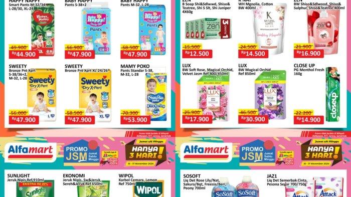 Promo Besar Alfamart Hari Ini 17 November 2024, Minyak Goreng Sania Rp ...