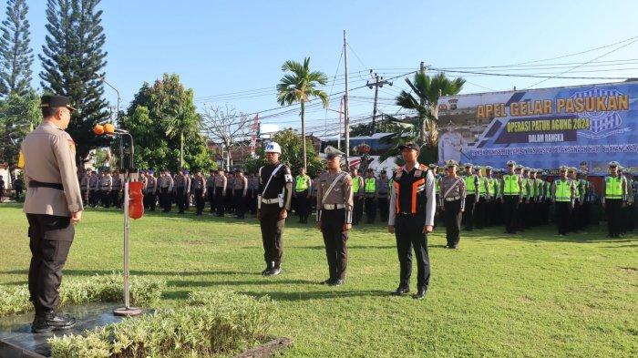 Operasi Patuh Agung 2024, Polresta Denpasar Gelar Pasukan Kesiapan - Tribun-bali.com