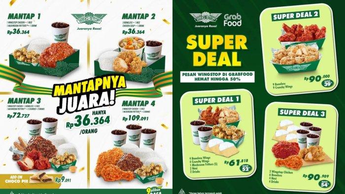 SAMBUT NATAL! Promo Wingstop Desember 2023, 3 Boneless + 1 Nasi ...