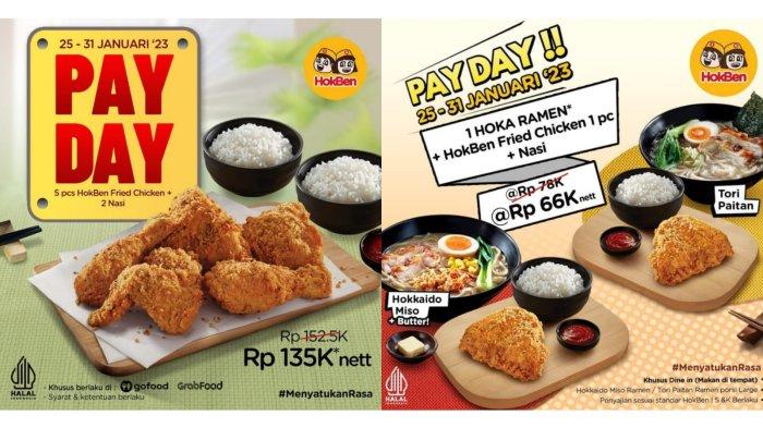PAYDAY! Promo HokBen 26-31 Januari 2023, Nikmati 1 Hokkaido Miso + 2 Fried Dumpling + Ocha Rp 55 ...