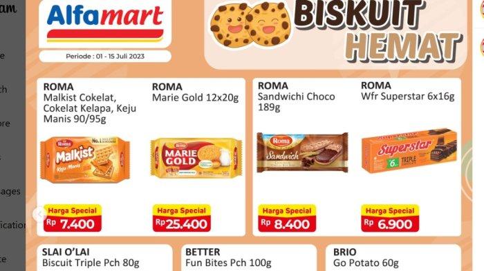 PROMO Alfamart Besok 13 Juli 2023 Snack Biskuit Ada Harga Spesial ...