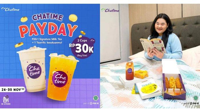 PROMO Chatime 26-30 November 2022, Dapatkan 2 Minuman Segar Hanya Rp 30 ...