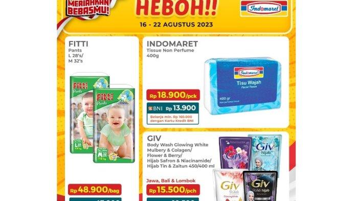 PROMO Indomaret Besok 22 Agustus 2023: Penawaran Khusus Pakai BNI ...