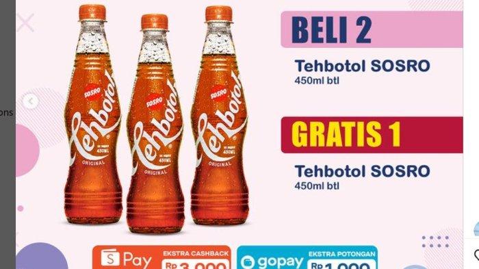 PROMO Indomaret hingga 15 Juni 2023, Teh Botol Sosro Beli 2 Gratis 1 ...