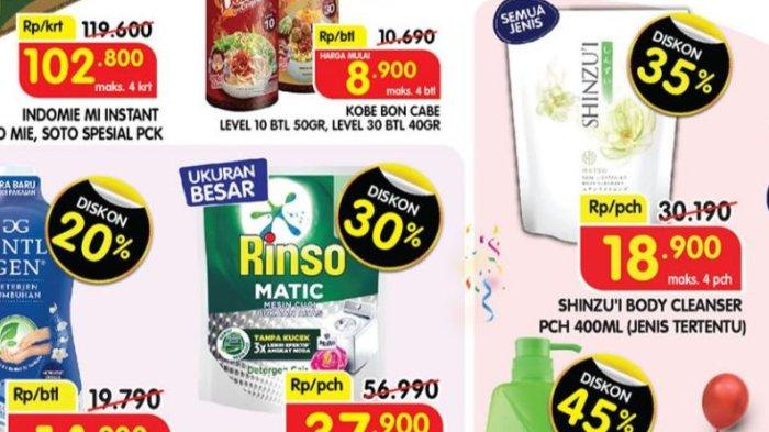 PROMO JSM Superindo 18-20 Agustus 2023: Shinzui Diskon 35 Persen, Rinso ...