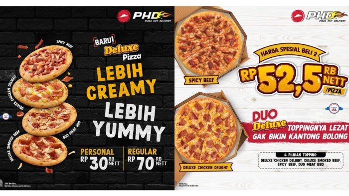 PROMO Pizza Hut Delivery Oktober 2022, Duo Deluxe Dibanderol dengan ...