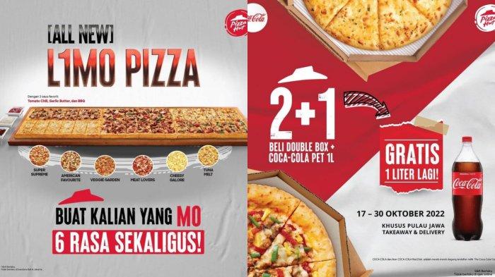 NEW! PROMO Pizza Hut Oktober 2022, Beli Double Box + Coca-Cola Pet 1 ...