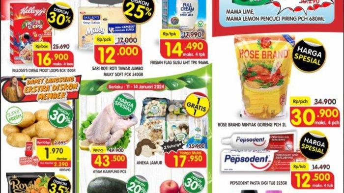 PROMO Superindo Hypermart & Indomaret 15-17 Januari 2024: Tongkol Rp4 ...