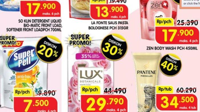 PROMO Superindo Terbaru 14 September 2023: Super Pel Rp7.500 Pantene ...