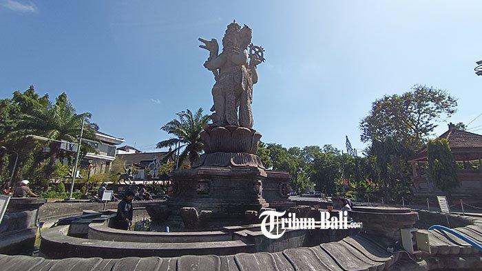 Patung Catur Muka Denpasar Kini Tampil Cantik, Pemeliharaan Rampung ...