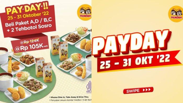 Payday! Promo HokBen 27-31 Oktober 2022, Paket Menu A dan D + 2 ...