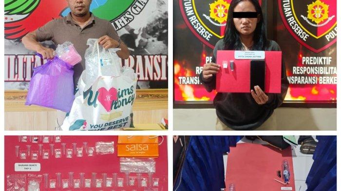 Polres Gianyar Tangkap 2 Kurir Narkoba, Amankan 61 Paket Sabu - Tribun-bali.com