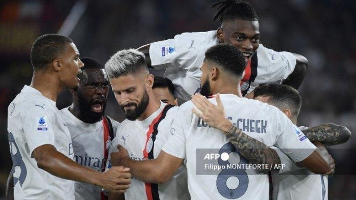 Hasil Liga Italia AC Milan Bungkam AS Roma, Gol Salto Leao Antar Rossoneri Puncaki Klasemen ...