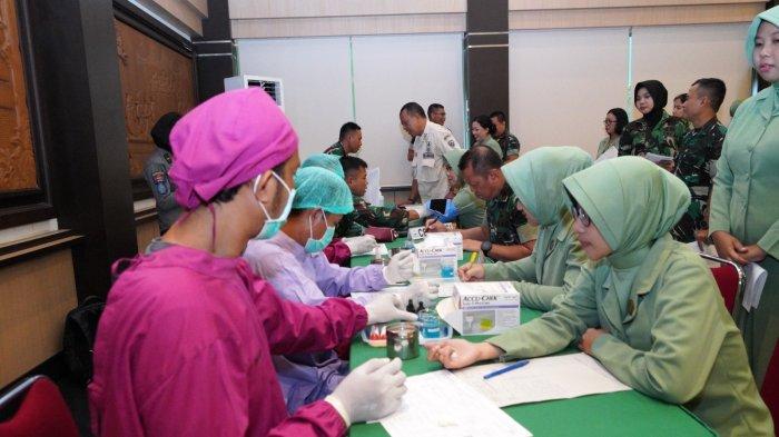 Persit KCK Daerah IX/Udayana dan Dharma Pertiwi Daerah “J” Gelar Donor ...