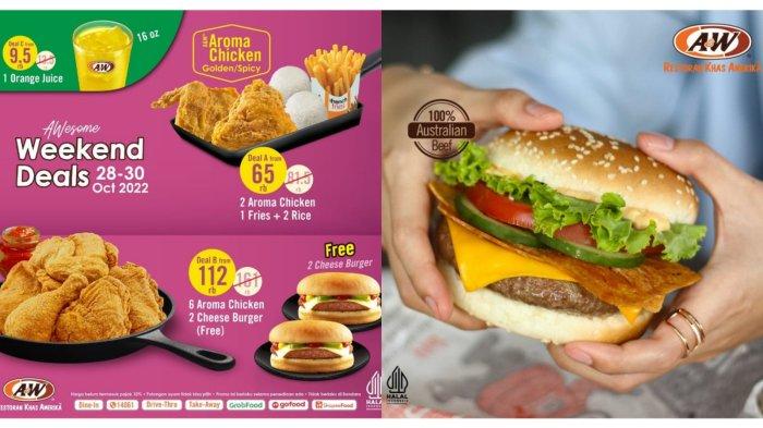 Promo AW Restoran 29-30 Oktober 2022, Nikmati 6 Aroma Chicken + Gratis ...