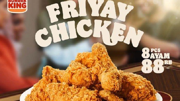Promo Burger King 11 April 2023: Friyay Chiken 8 Ayam Cuma Rp88 Ribu ...